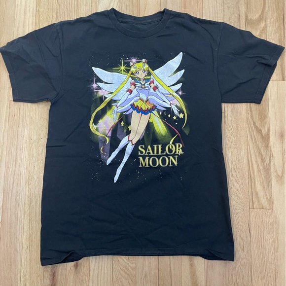 Sailor Moon | Shirts | Sailor Moon Tee Medium Graphic Tshirt Black ...